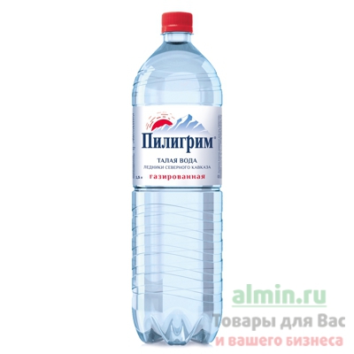 Вода питьевая 1.5л ПИЛИГРИМ талая газированная 1/6, 6 шт./упак в Москве ...