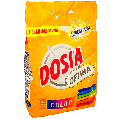 Порошок стиральный 6кг DOSIA OPTIMA COLOR в п/п BENCKISER в Москве ...
