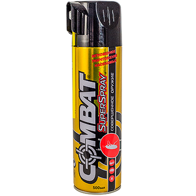Средство от тараканов 500мл аэрозоль COMBAT SUPER SPRAY ЗОЛОТОЙ HENKEL ...